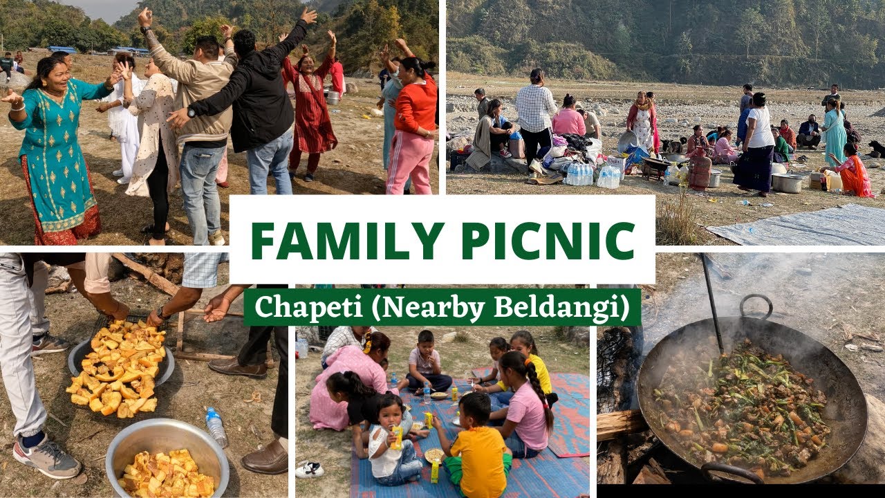 Family Picnic in Chapeti (Beldangi) || Village Party || Jhapa, Nepal ...