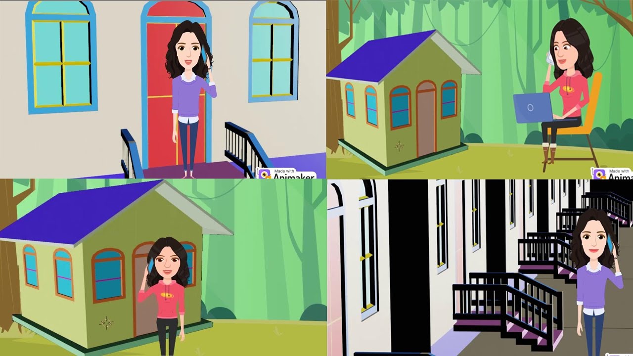 Conversation between two Girls | Animation Tutorial - YouTube