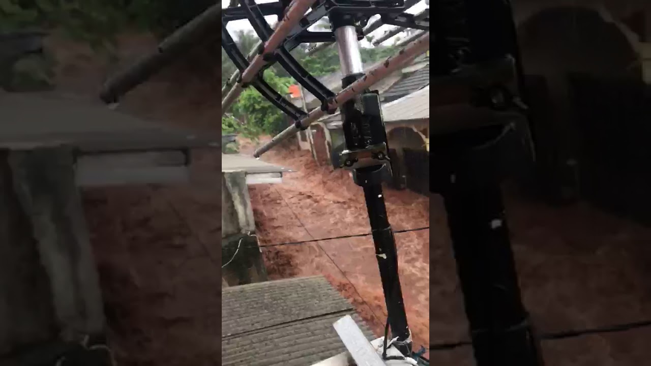 Tanggul setu citayam jebol - YouTube