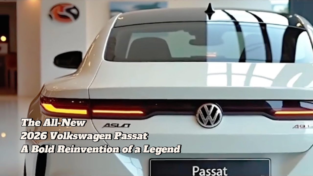The All-New 2026 Volkswagen Passat – A Bold Reinvention of a Legend ...