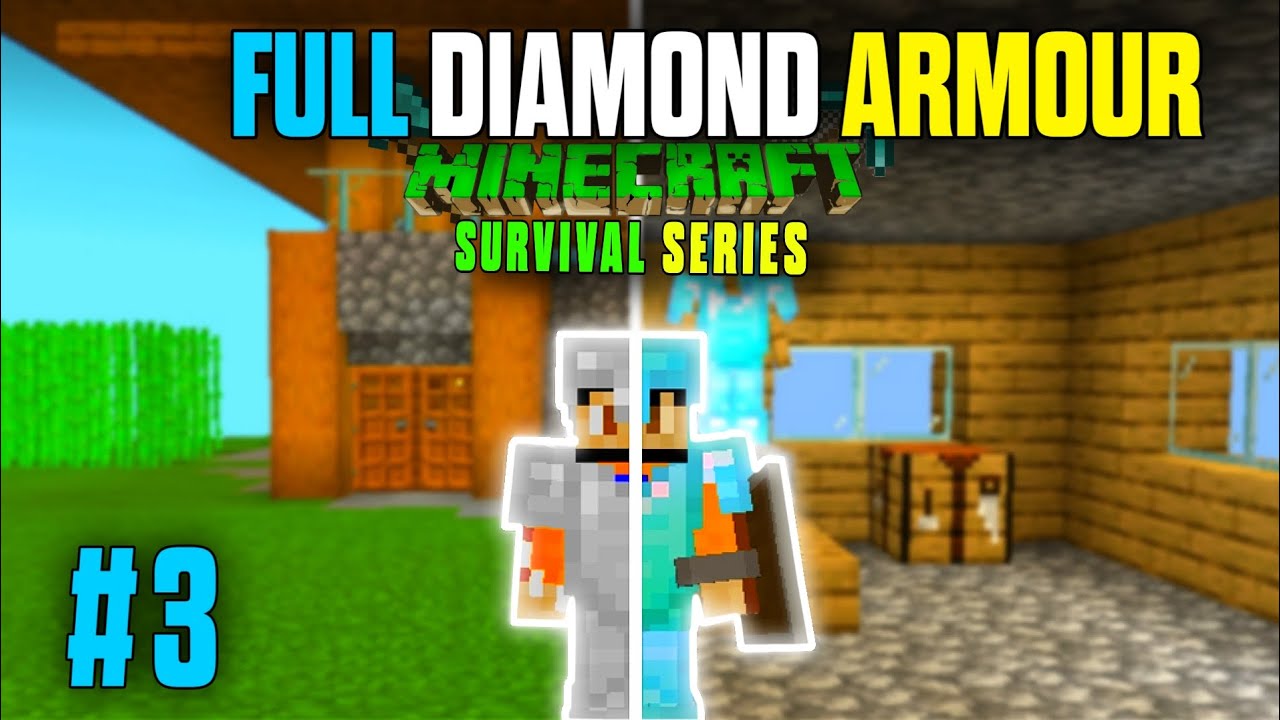 My Full Diamond Armour is Ready || Survival Series || #3 #minecraft ...