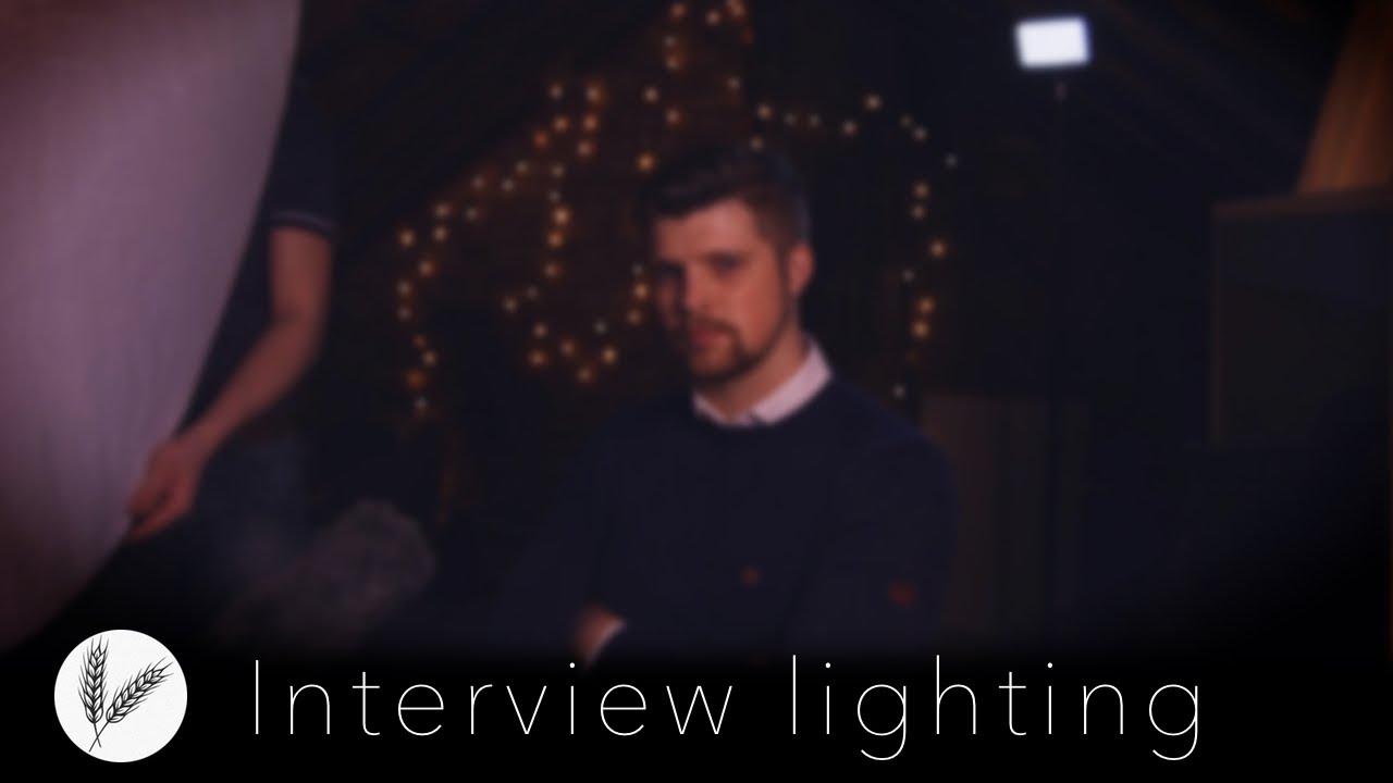 How to light an interview - YouTube