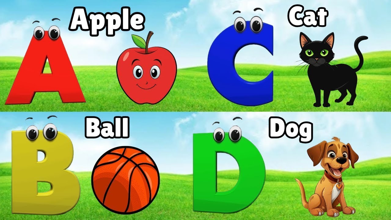 Phonics Song with two words | Phonics song a to z | A for Apple ...