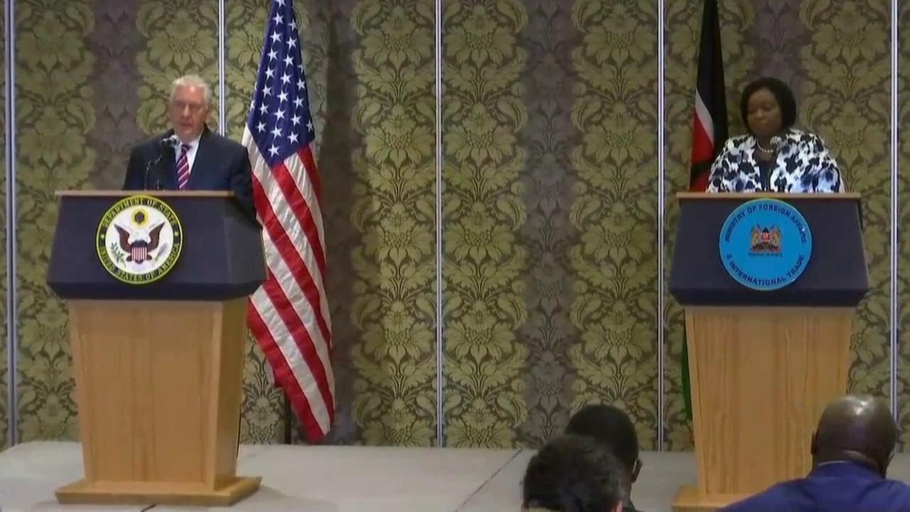 Joint Press Availability with Kenyan Foreign Minister Monica Juma - YouTube