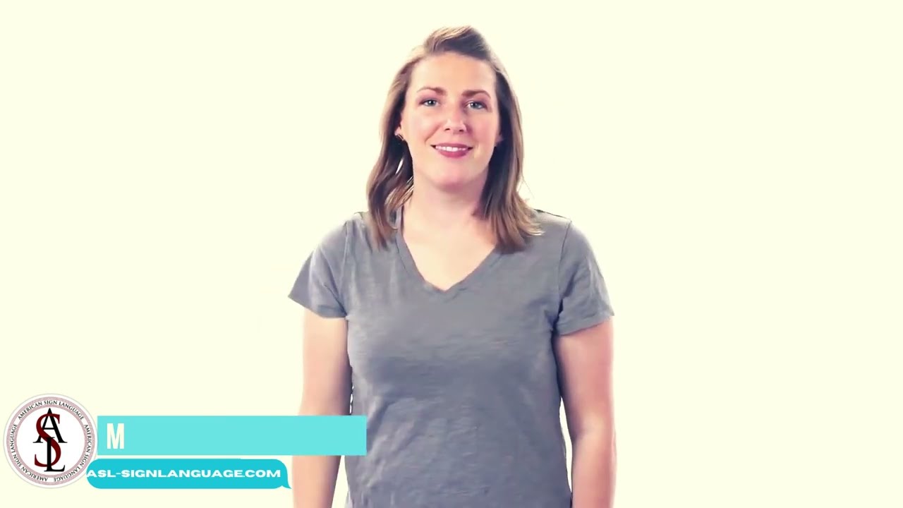 Mastering ASL How To Sign The Letter M In Sign Language ASL Tutorial Mastering ASL How To Sign The Letter M In Sign Language ASL Tutorial