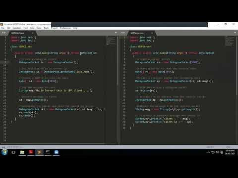 TCP UDP Socket Programming with JAVA - YouTube