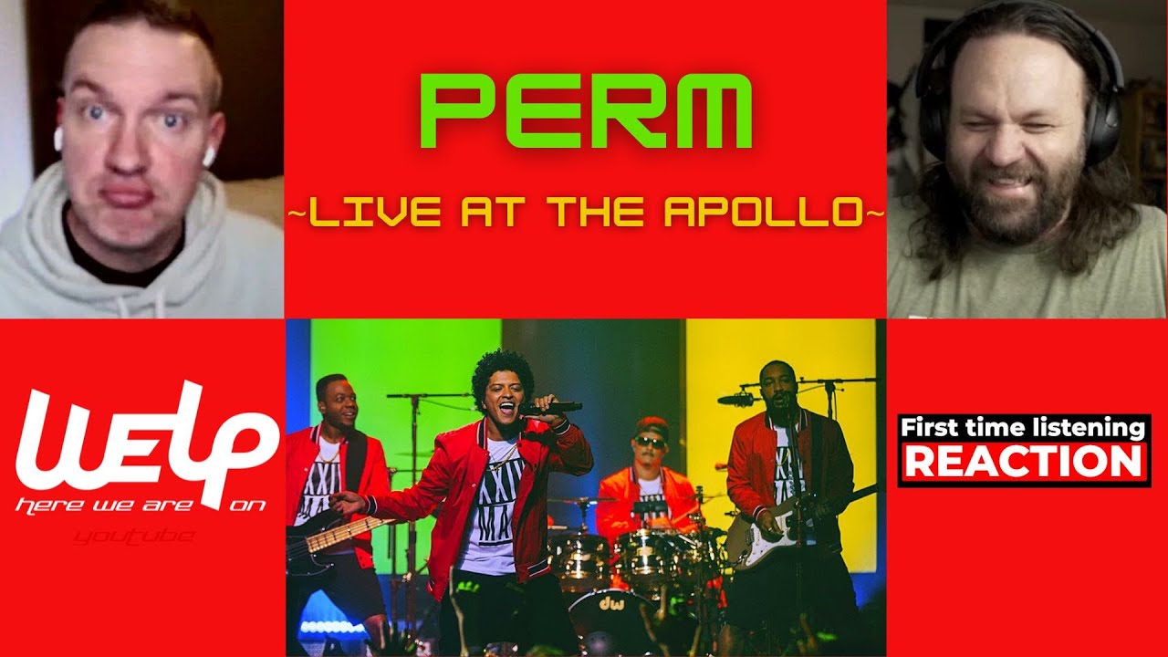 Bruno Mars - Perm (Live At The Apollo) | REACTION - YouTube