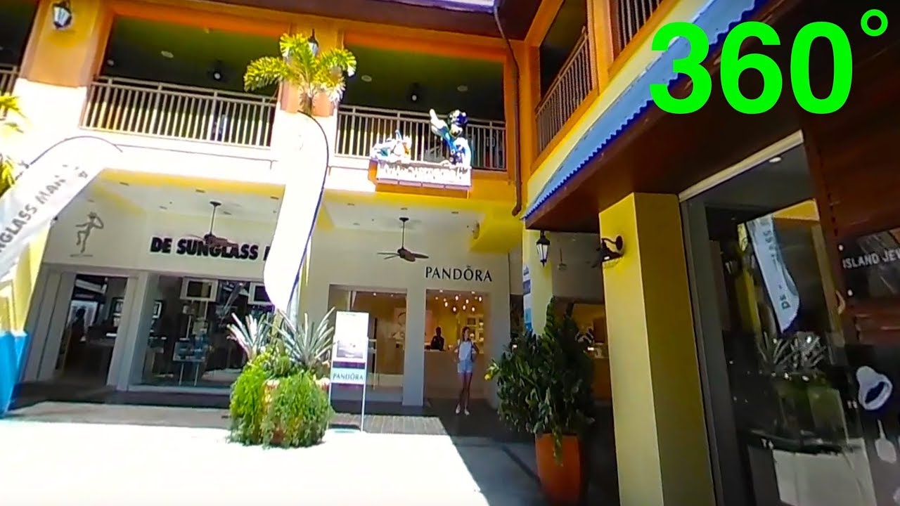George Town Shopping District - Georgetown, Grand Cayman 360˚ 4K POV ...