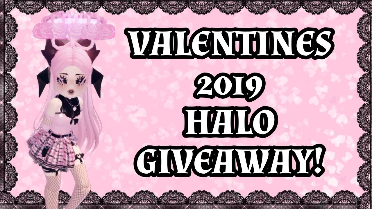 VALENTINES HALO 2019 ROYALE HIGH GIVEAWAY! - YouTube
