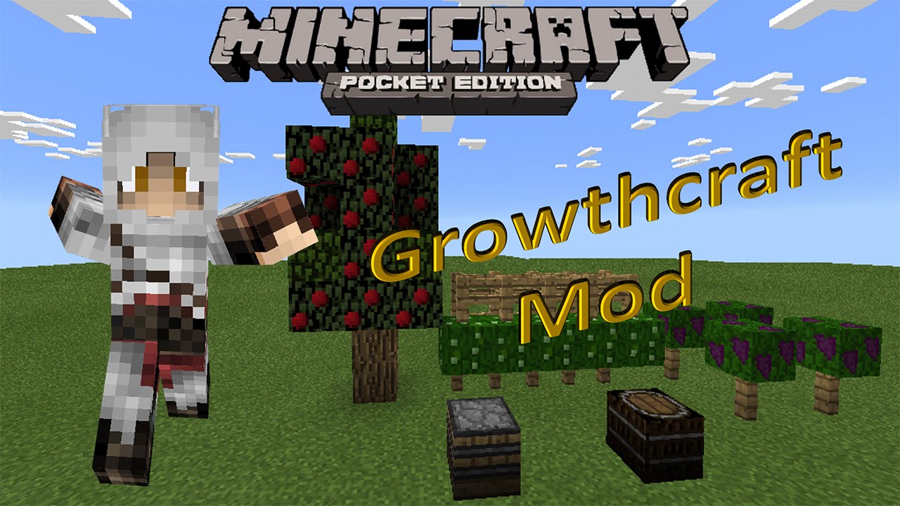 Growthcraft Mod - Minecraft Pe 0.10.5 - YouTube