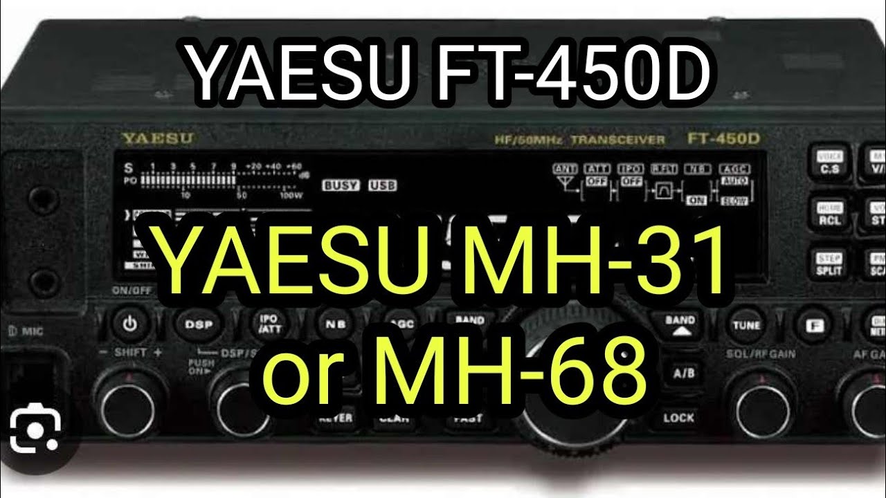 YAESU MH31 Microphone or YAESU MH-67 ??? - YouTube