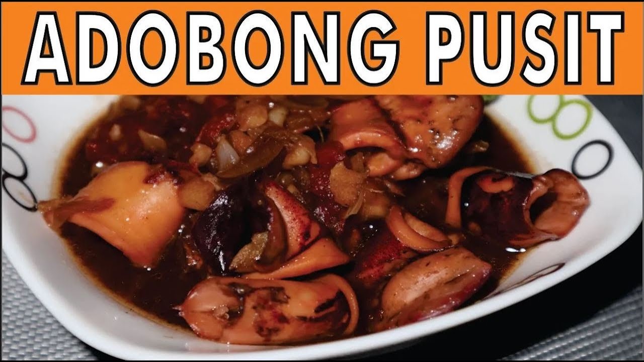 ADOBONG PUSIT RECIPE BY COOKINGEE | SIMPLE AND EASY RECIPE - YouTube