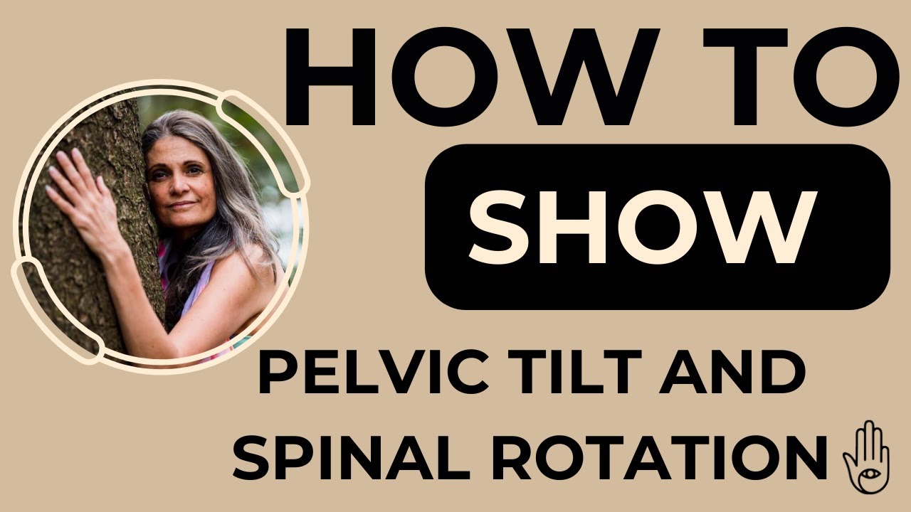 Pilates exercise to show pelvic tilt & spinal rotation - YouTube