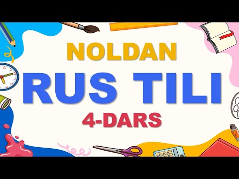 RUS TILI A1 | 4-DARS
