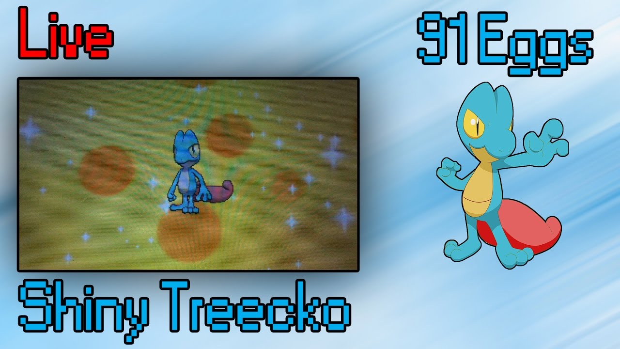 [LIVE!] Shiny Treecko after 91 Eggs in Alpha Sapphire! (250 Sub Special ...