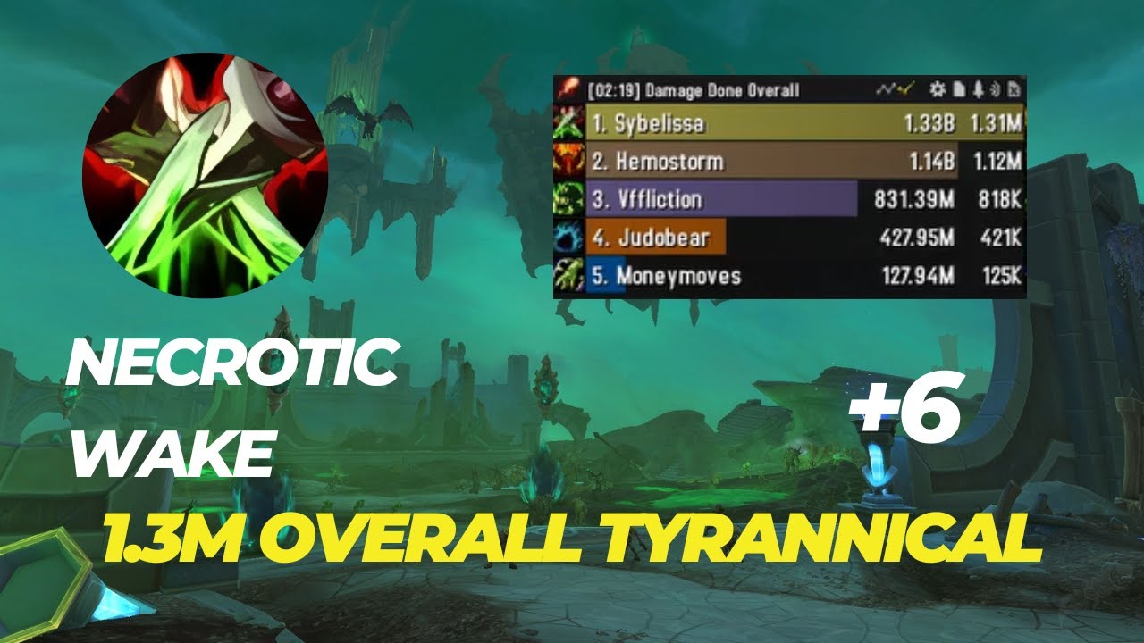 +6 Necrotic wake Assassination rogue pov 1.3M overall TWW 11.0.2 seaon ...