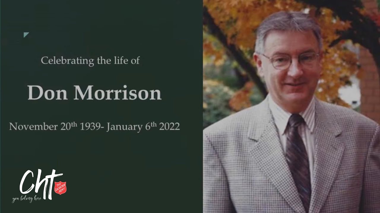 Don Morrison Memorial Service - YouTube