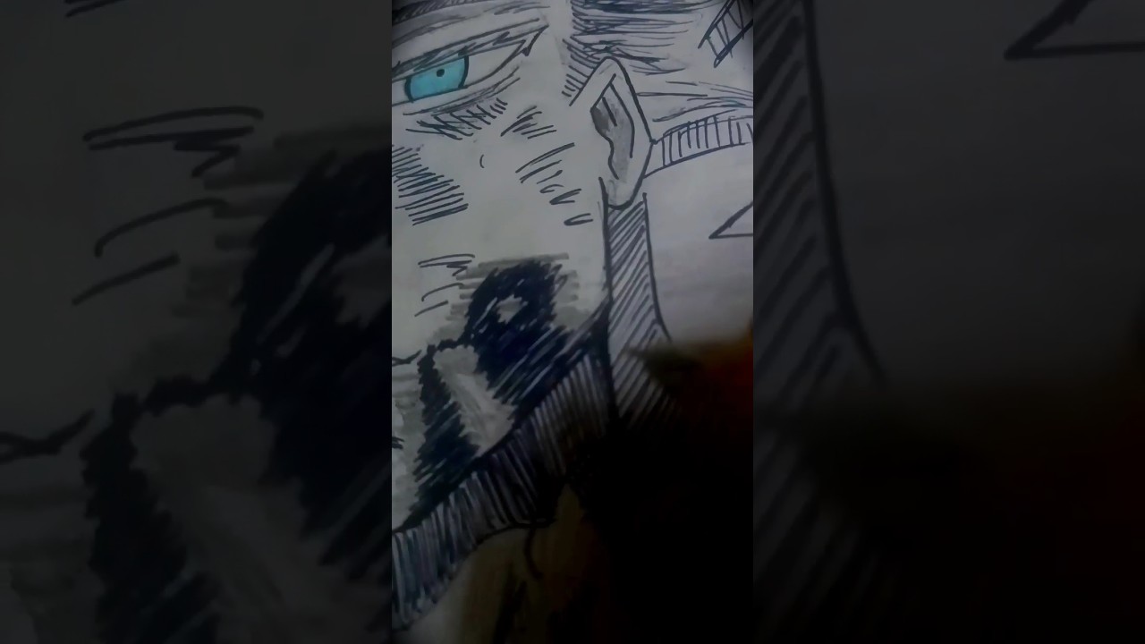 I draw gojo death ll jjk manga ll #jjk #drawing #gojousatoru - YouTube