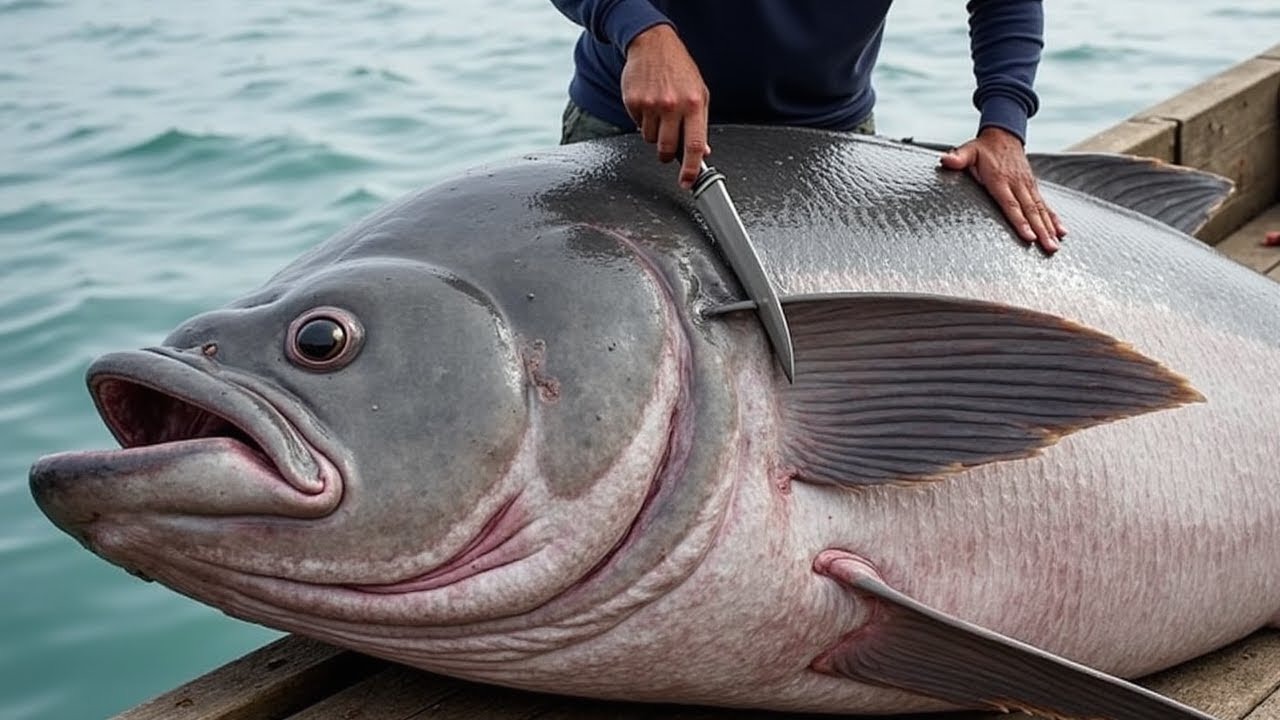 Effective Halibut Fishing Secrets From Experienced Fishermen, Close up ...