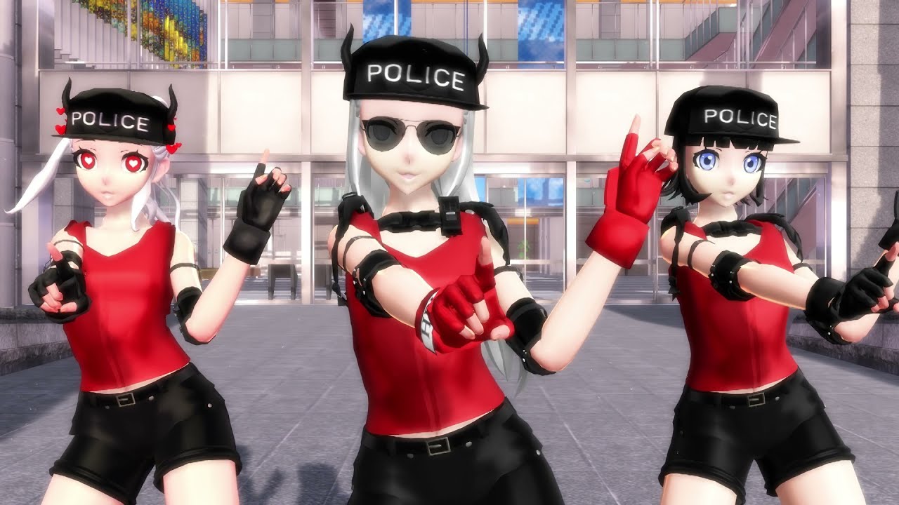 [MMD Helltaker] MOMOLAND BAAM(ft Police Justice, Azazel, and Modeus ...
