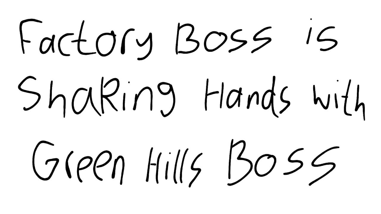 Factory Boss is Shaking Hands with Green Hills Boss #RedBall4 # ...