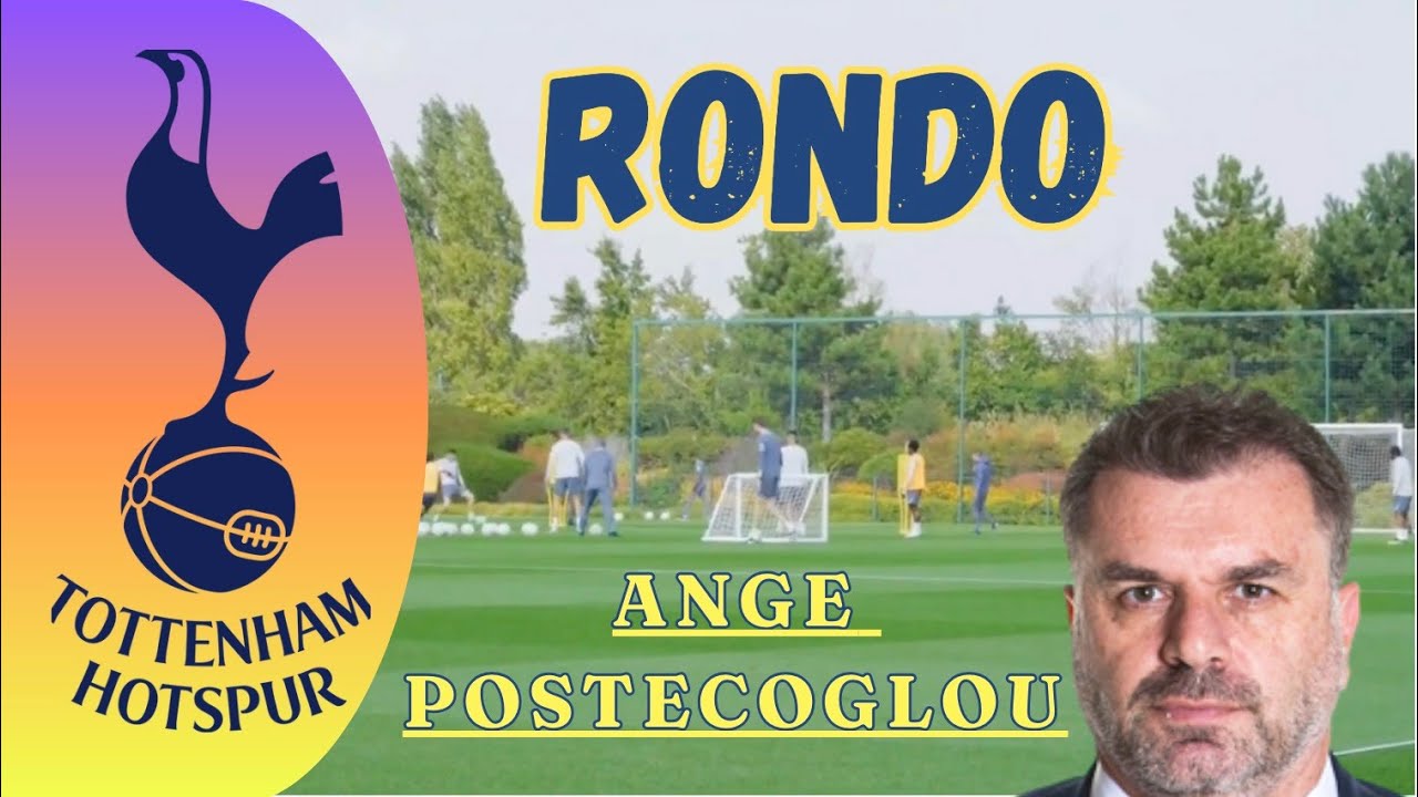 Tottenham Hotspur - Rondo 4 vs1 + Finishing (by Ange Postecoglou) - YouTube