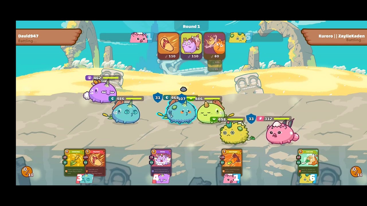 Axie Classic Some games against Double Plant Bird reaching 3000 MMR ...