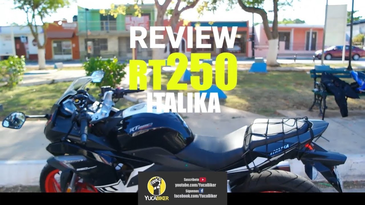 Italika RT250 revision y prueba de manejo Italika review RT 250 - YouTube