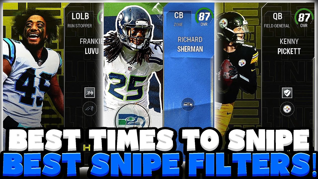 BEST SNIPE FILTERS IN MUT 24! THE BEST TIME AND WAY TO SNIPE CARDS IN ...