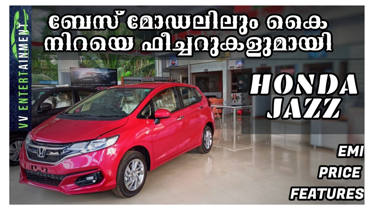Honda Jazz V Features Loaded Base Variant Detailed Walk around Video ...