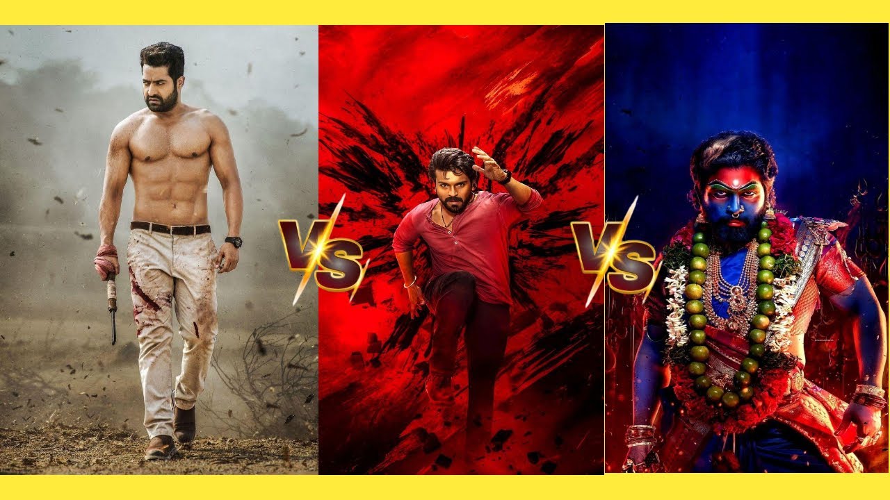 Allu Arjun 🆚 Ram Charan 🆚 Jr Ntr Top 10 Highest Grossing Movie ...