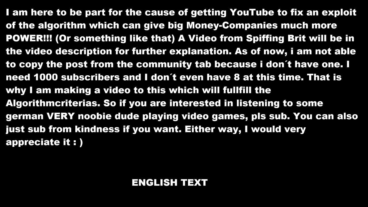 The Youtube Algorithm Glitch The Secret Youtube Exploit YOUTUBE IS A PERFECTLY BALANCED WEBSITE ...