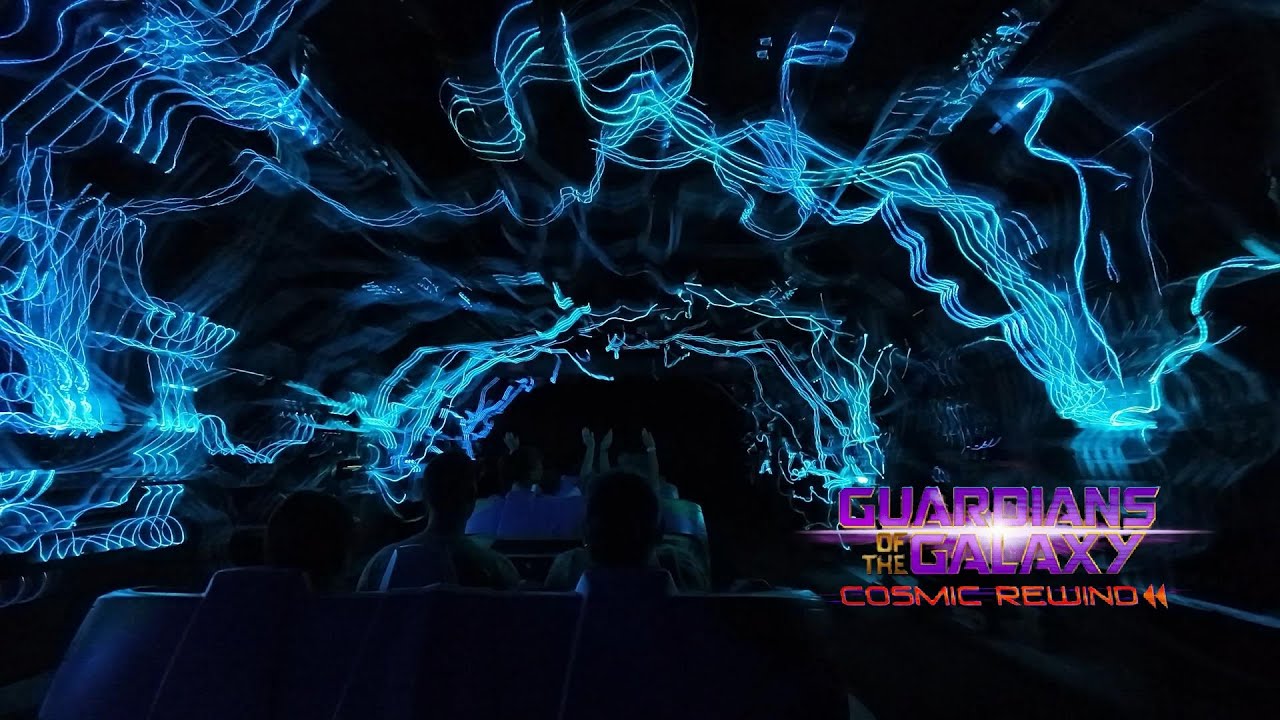 Guardians of the Galaxy: Cosmic Rewind at EPCOT! Front Row Ride POV in ...