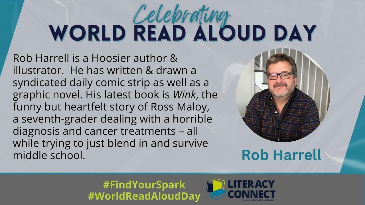 Rob Harrell - World Read Aloud Day 2023 - YouTube