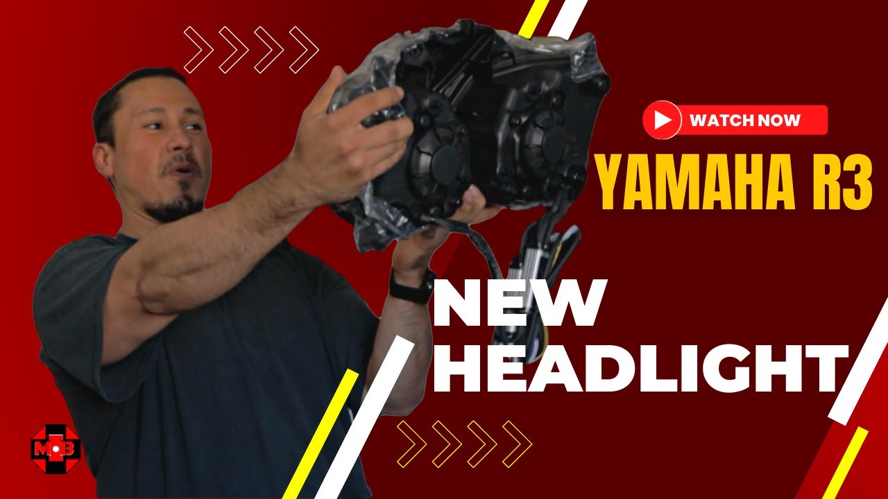 UNBOXING The Demon Eye LED Headlight for Yamaha R3 - YouTube
