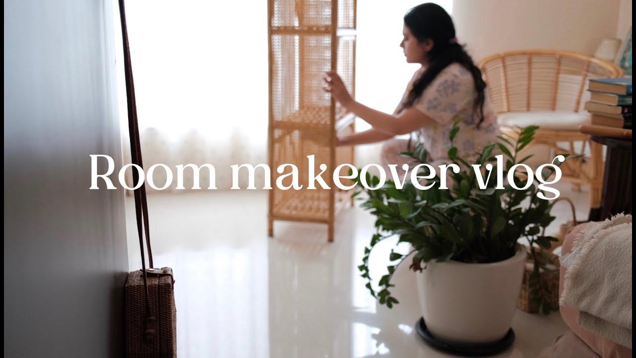 Room makeover vlog | Re-organising, cosy space, room tour | Unboxing ...