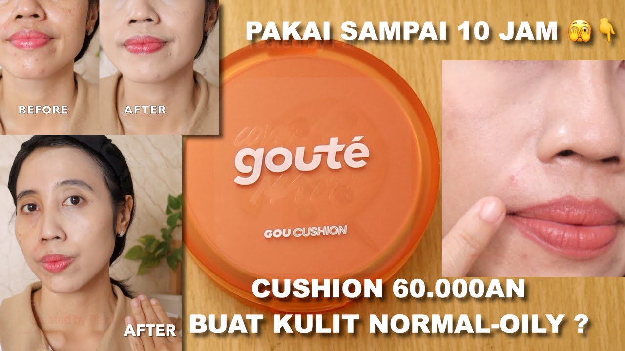 GOUTÉ COVER 4 MATTE CUSHION REVIEW + TEST KETAHANAN 10 JAM 🫣 | KULIT ...