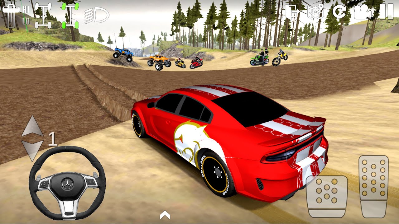Extreme Speed red Car OffRoad Challenge 3d - Ofrroad Outlaws Best ...