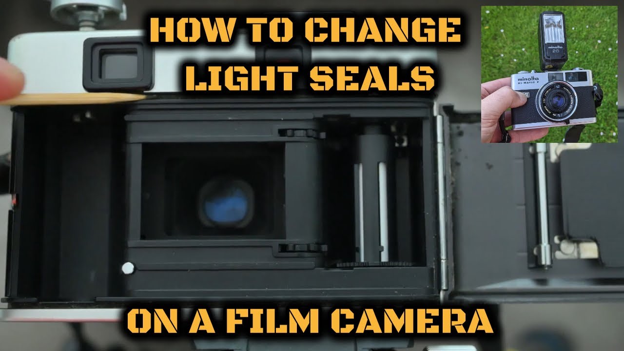 How To Change/Replace Light Seals: On A Film Camera - YouTube