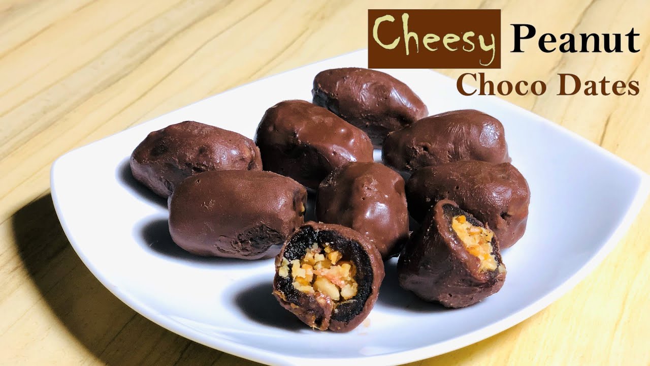 Cheesy Peanut Choco Dates | Simple Treats - YouTube