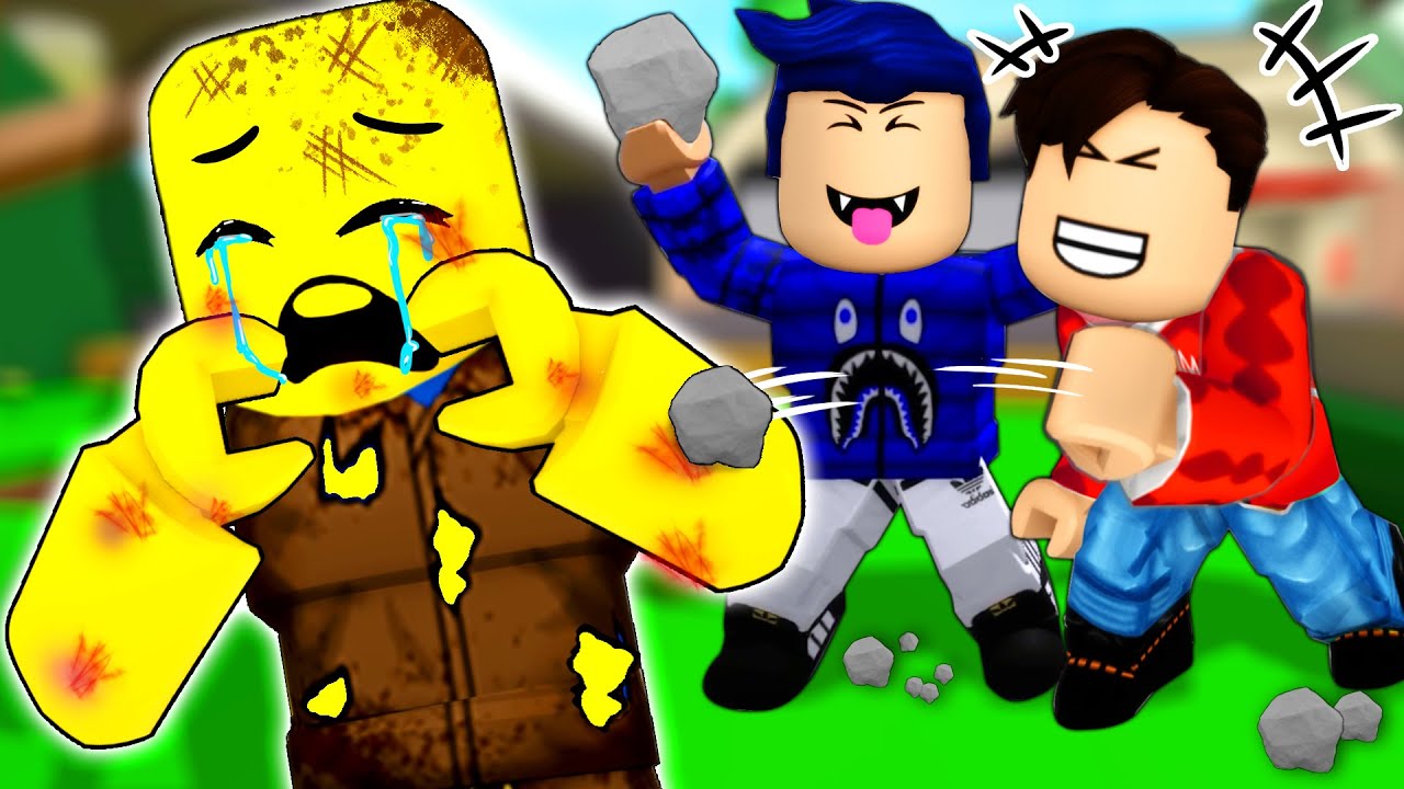 Roblox Brookhaven 🏡RP - FUNNY MOMENTS: Poor Noob Usually Get Bullied By Friends - YouTube