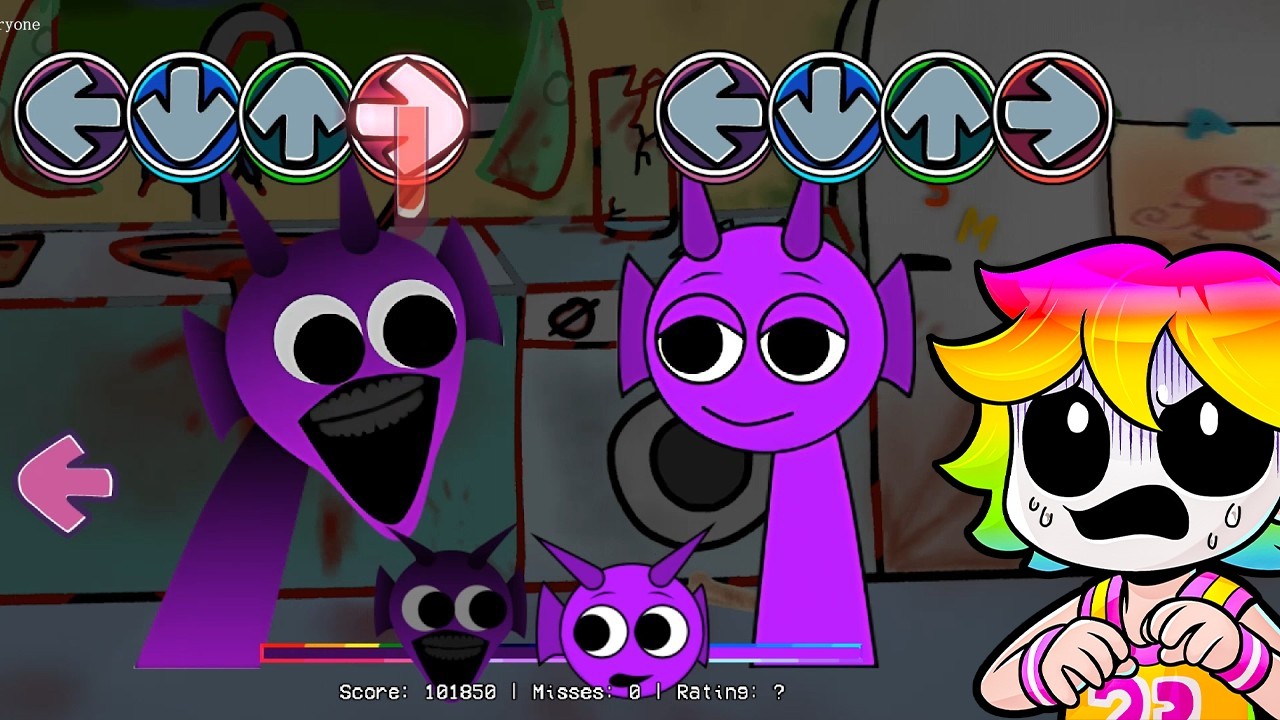 FNF Sprunki All Phases Sings Bacon VS Mods Normal VS Horror Versions ...