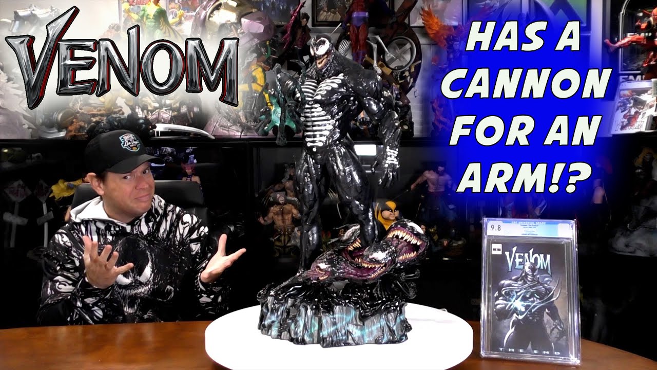 Why does VENOM have an ARM CANNON!? THE END STATUE - YouTube