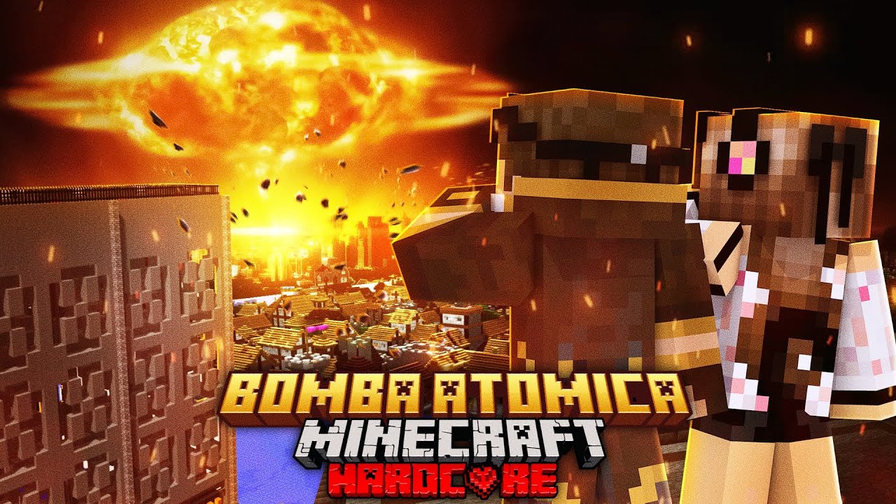 FACCIO ESPLODERE la BOMBA ATOMICA su MINECRAFT!! - YouTube