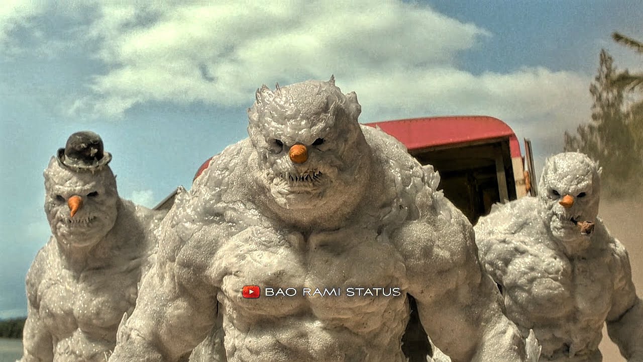 Snowman Fight Scene 🥶 RED ONE (2024) Movie CLIP HD | Bao Rami Status ...