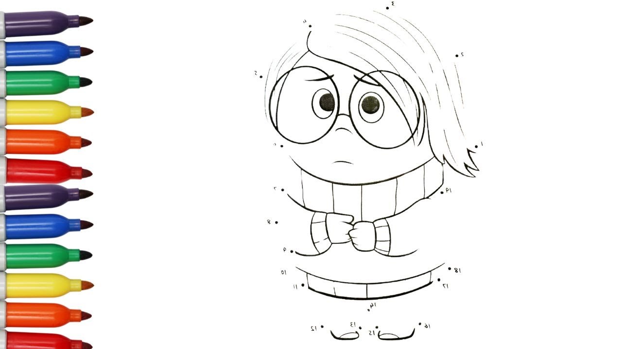 How to color sadness from the inside out - YouTube