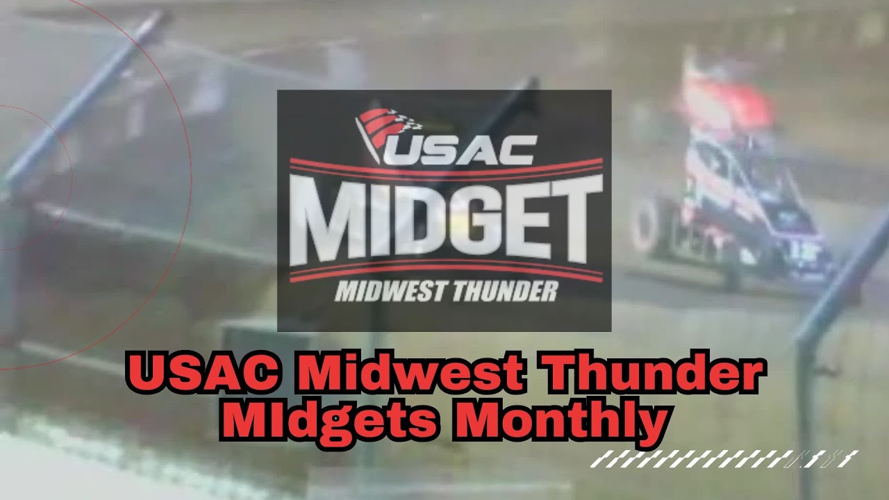 USAC Midwest Thunder Midgets Monthly: Episode 1 - YouTube