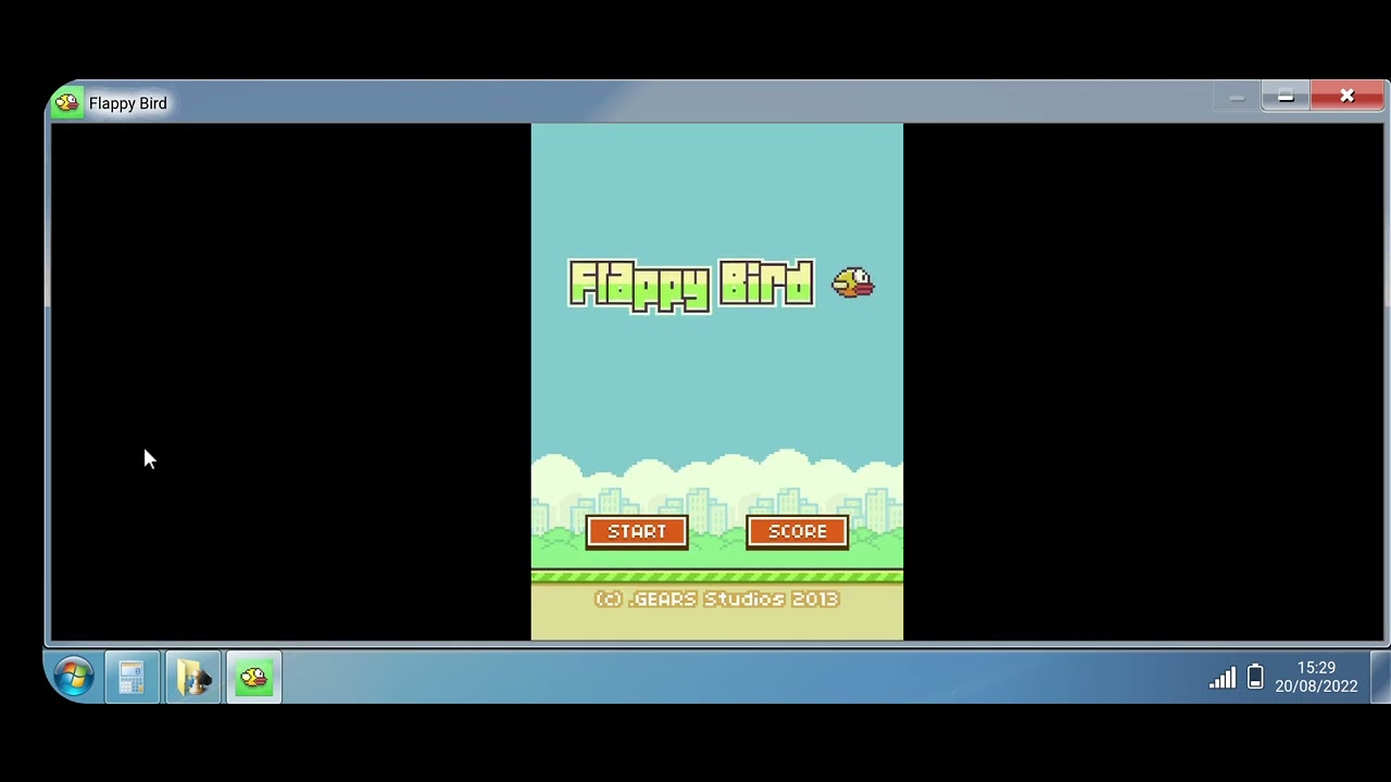 Emulador de windows 7 Flappy Bird - YouTube