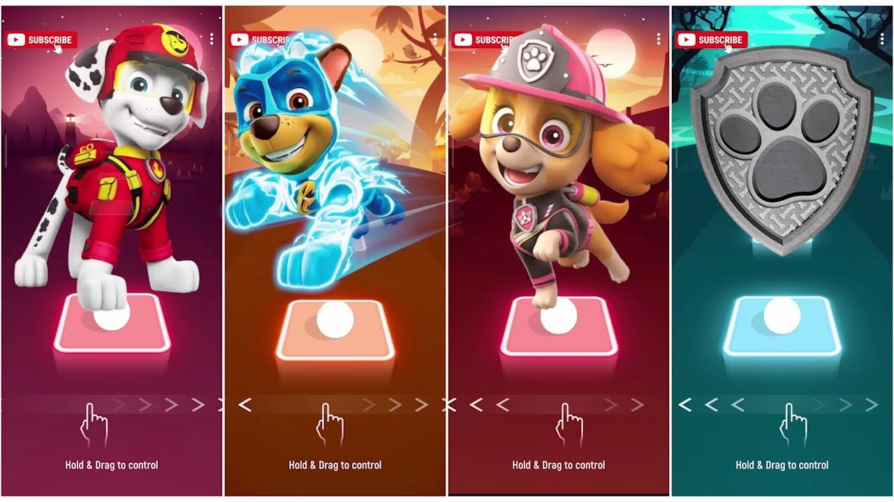 PAW Patrol All Video Megamix: Marshall vs Chase vs Skye vs Rubble - YouTube