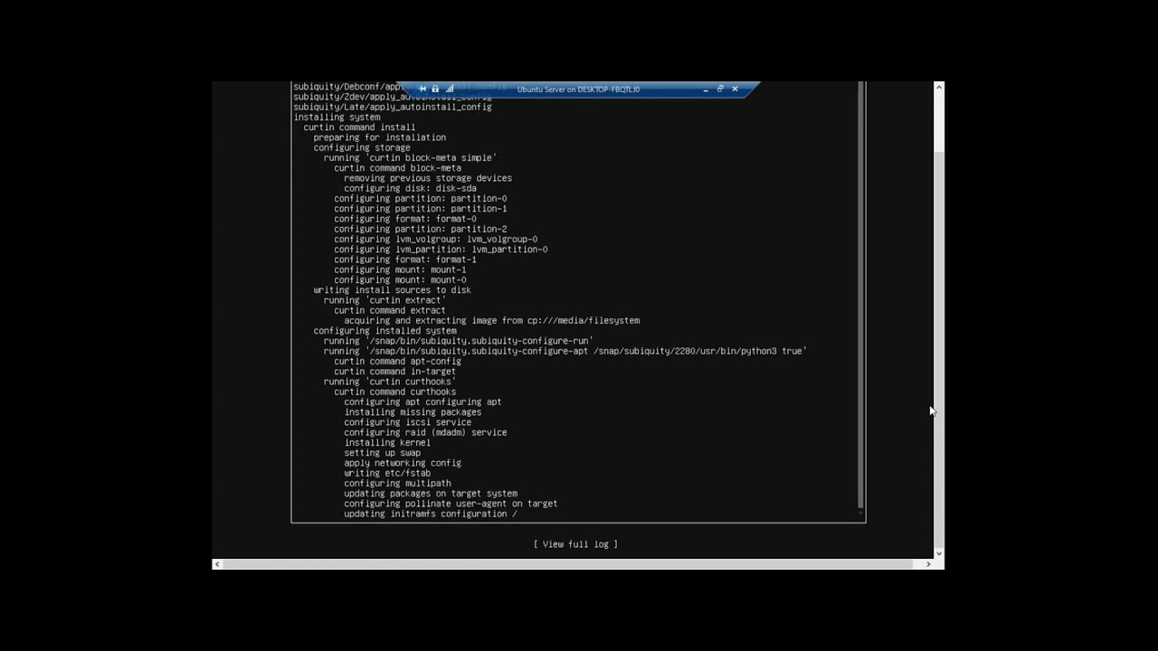Install Ubuntu Server Hyper V And Apache Mysql Youtube